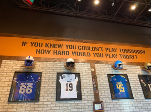 If you knew you couldn't play tomorrow how hard would you play today ...